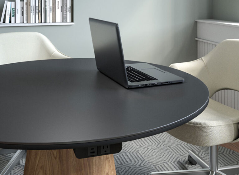 A New Angle - Enwork Foundation Drum Tables - PrimaryDesignResource